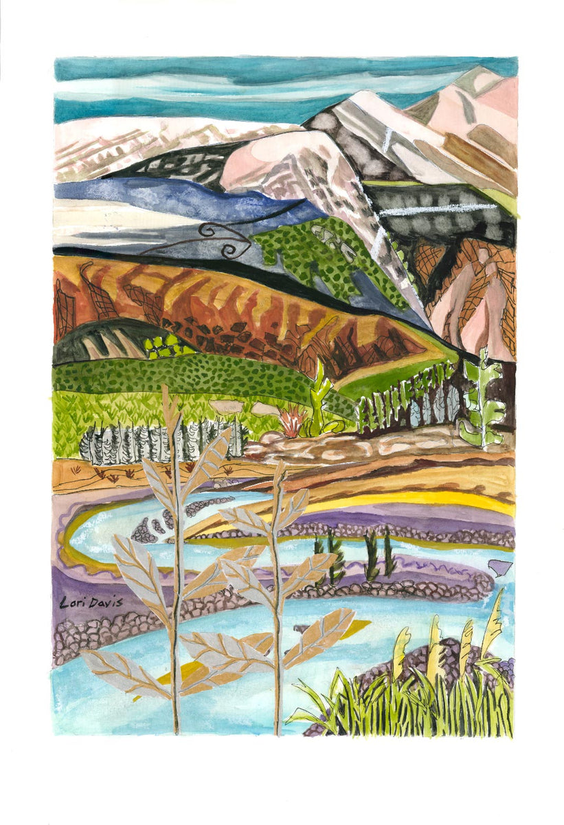 Lori Davis Print - Tranz Alpine Train 2 | Buy online – Lori Davis Design